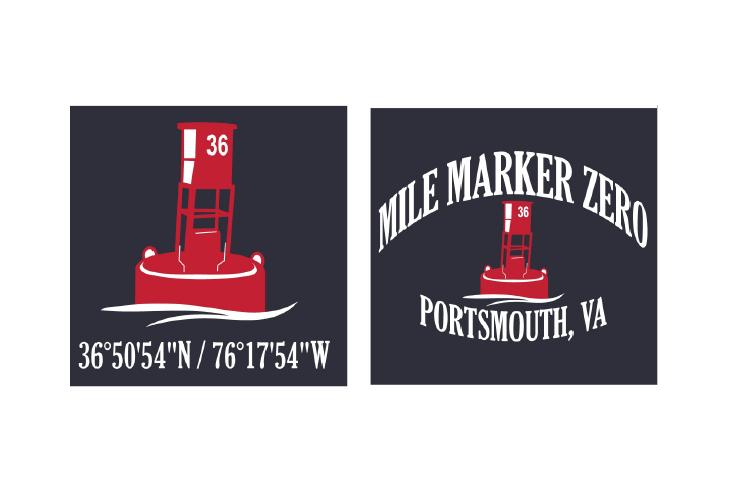 Mile Marker Zero T-Shirt – Portsmouth Museum Gift Shop